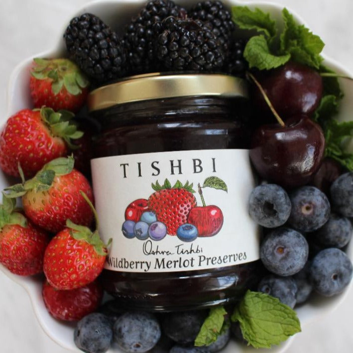 Tishbi's Wild Berry Merlot Wine & Fruit Preserve – Fruit of the Land